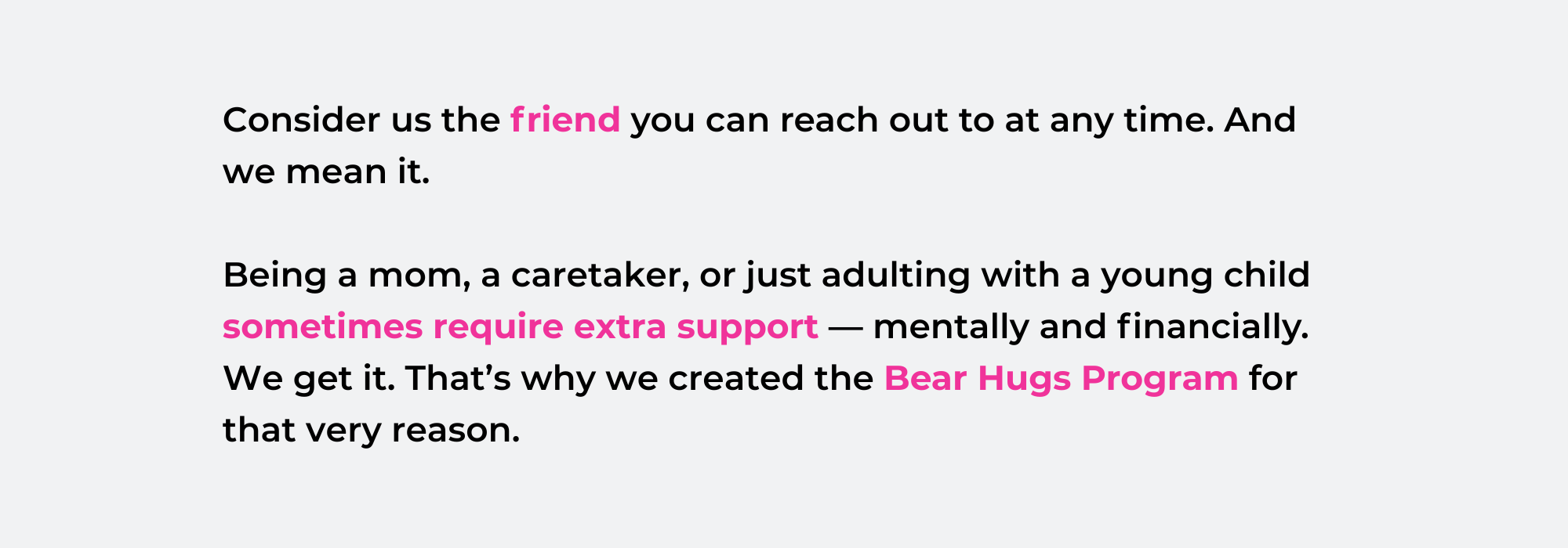 Bear Hugs Program - We're a Mission-Driven Kid's Brand | Oakley Bear